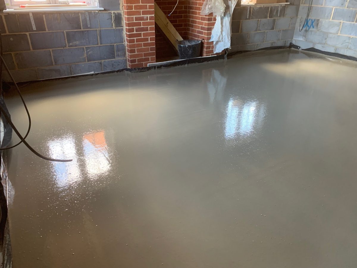Floor Screeding - Copford, Essex - CFS Liquid Flow Screeds